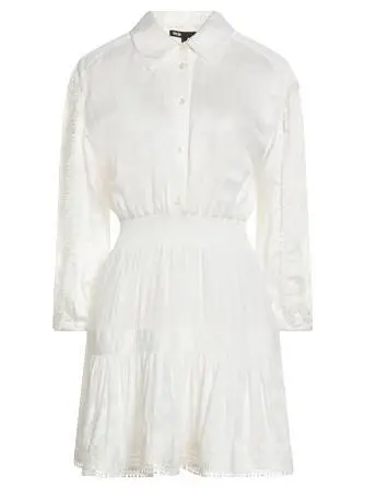 Maje Mini Shirt Dress - White