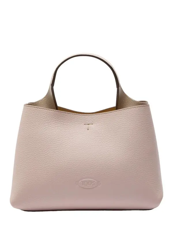 TOD'S Florida Mini Leather Tote Bag - Light Pink