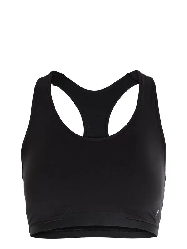 On Train Stretch-nyl Bra Top - Black