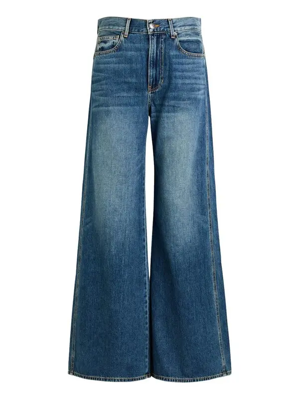 Veronica Beard Kasey Wide-leg Jeans - Blue