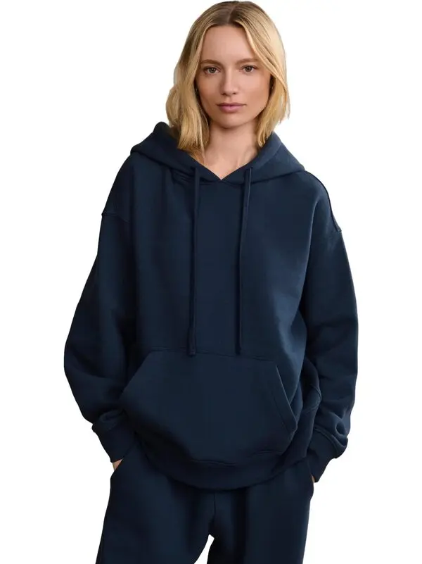 Jenni Kayne Brushed Fleece Bay Hoodie - Navy
