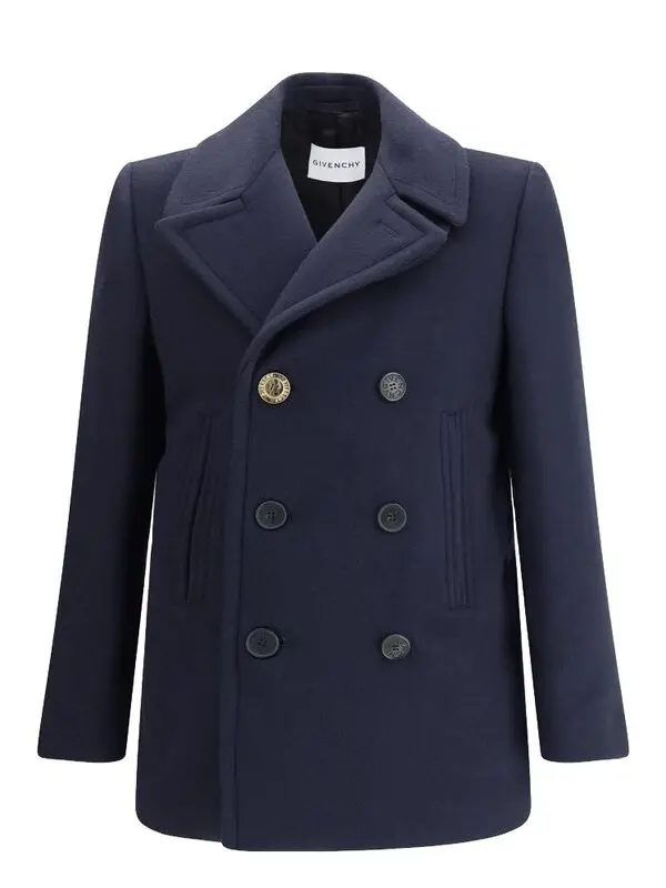 Givenchy Double-breasted Caban Coat - Blue