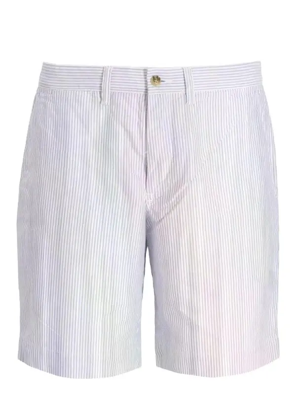 Polo Ralph Lauren Striped Cotton Shorts - Blue