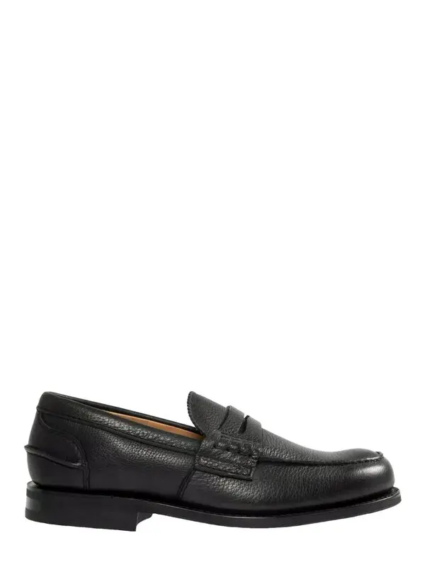 Church's Leather Penny Loafers - Black