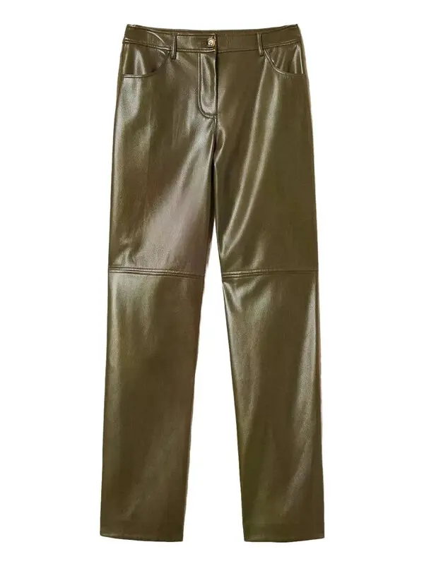 TWINSET Panelled Zip-fastening Trousers - Green