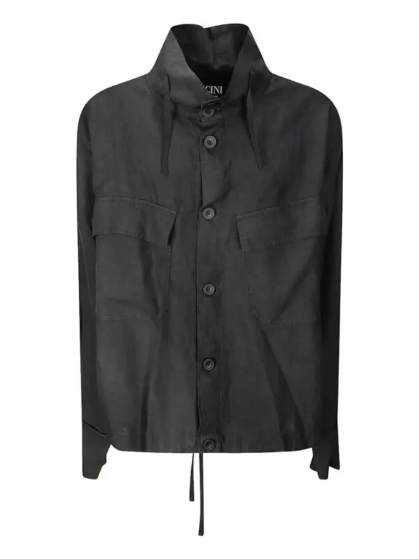 CINI Linen Jacket - Black