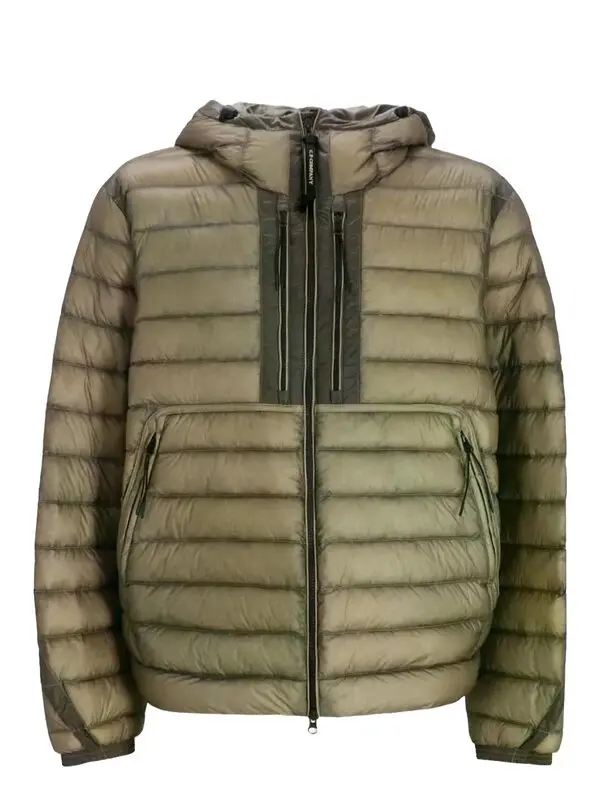 C.P. COMPANY D.d. Shell Hooded Quilted Jacket - Neutrals