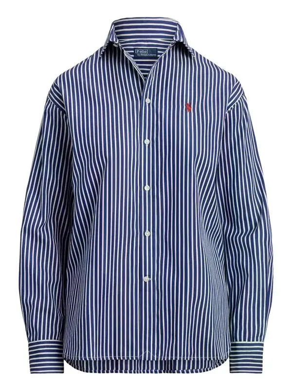 Polo Ralph Lauren Striped Button-up Shirt - Blue