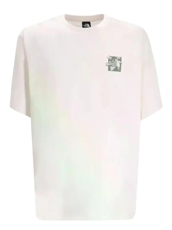 The North Face Connect Graphic-print Cotton T-shirt - Neutrals