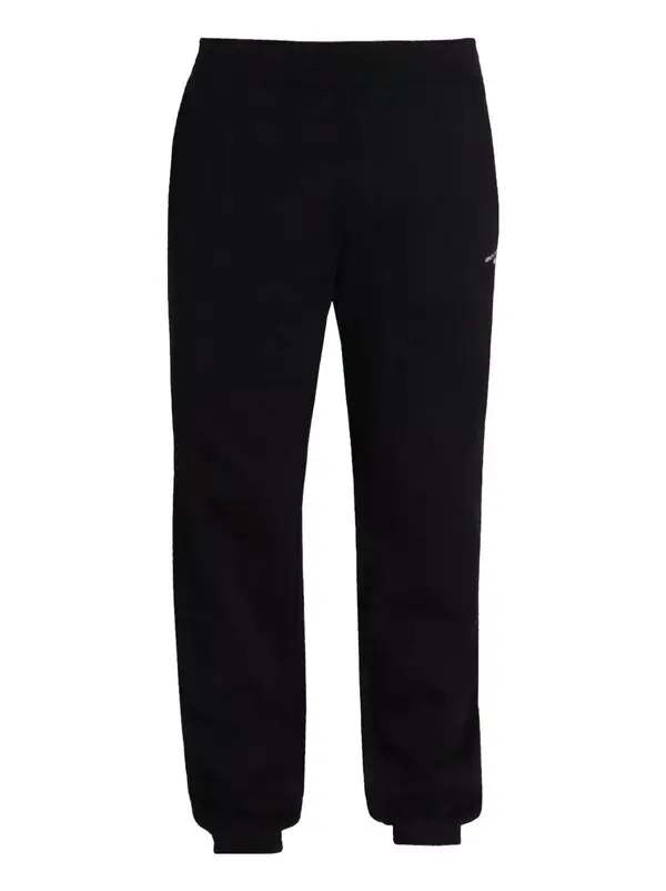 Armani Exchange Logo-detail Trousers - Black