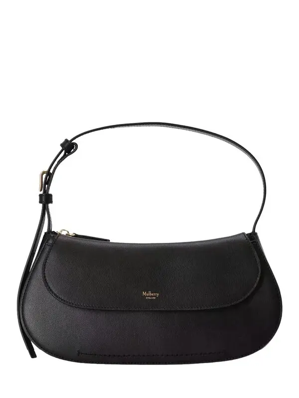 Mulberry Clovelly Curved Zip Shoulder Bag - Black