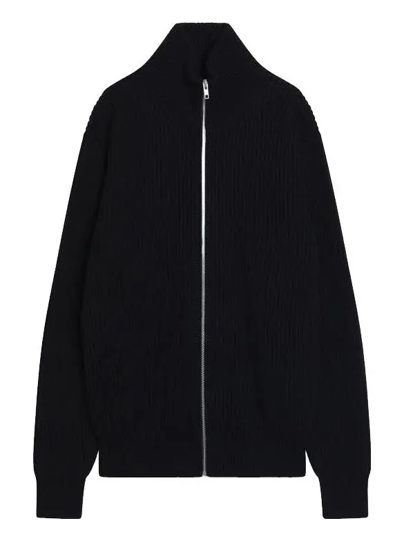 MAISON MARGIELA Zip-up Cardigan - Black