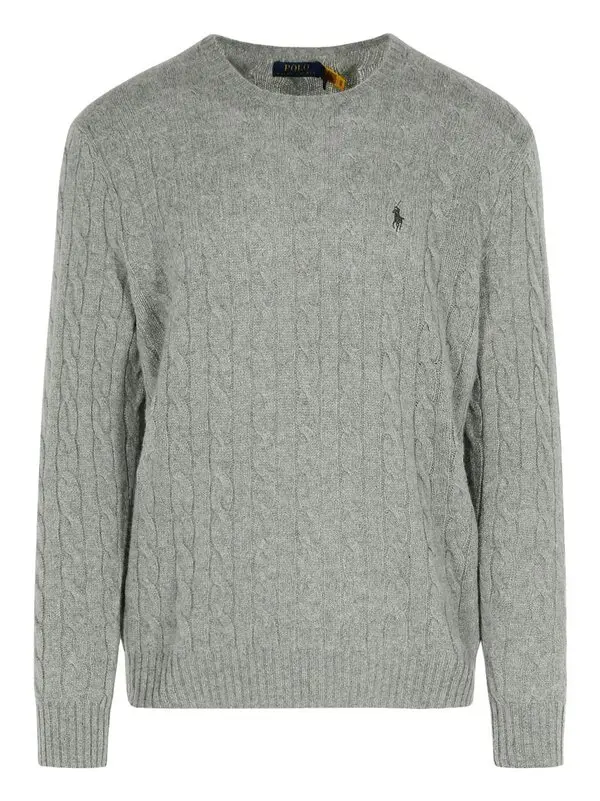 Polo Ralph Lauren Wool And Cashmere Blend Sweater - Grey