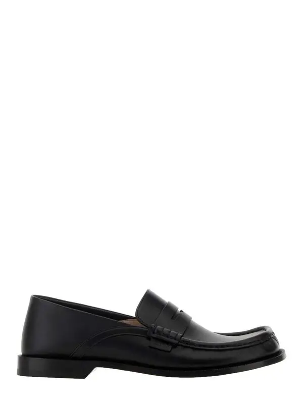 Loewe Flap Back Field Loafer - Black