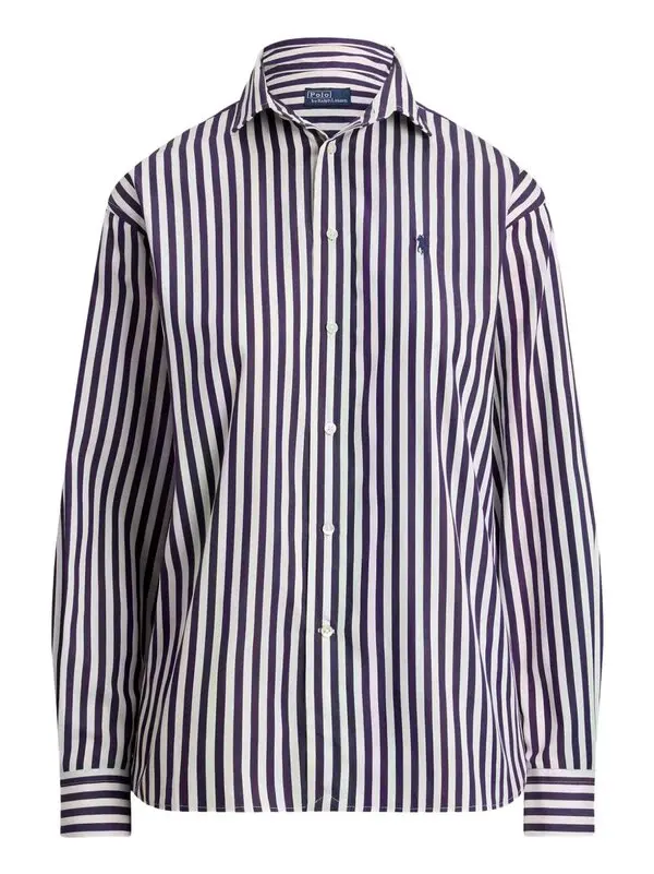 Polo Ralph Lauren Striped Button-up Shirt - Purple