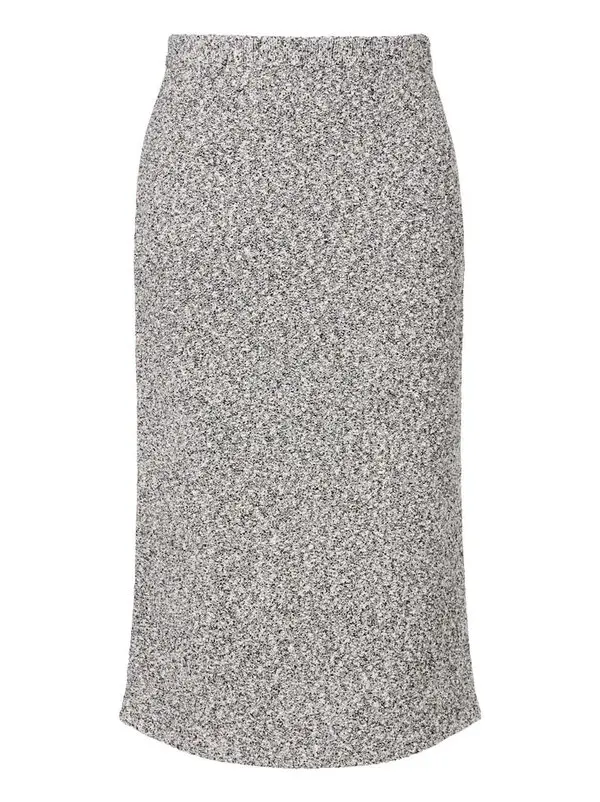 Tory Burch Tweed Pencil Skirt - Grey