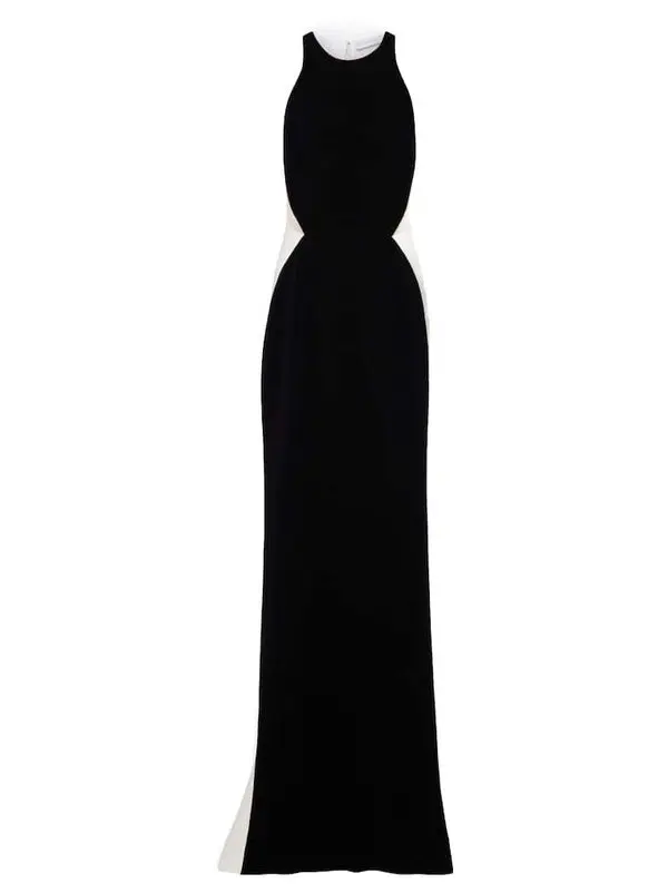 Stella McCartney Miracle Paneled Gown - Black