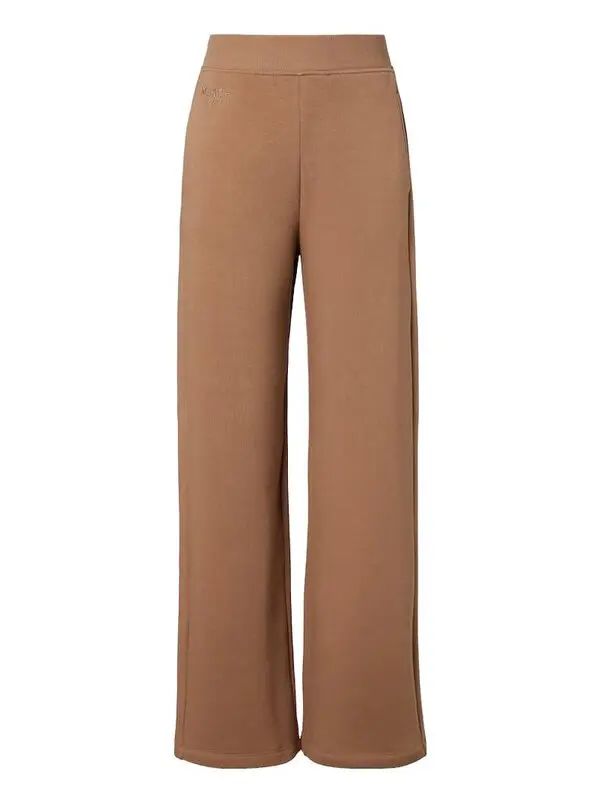 Max Mara Pompeo Cotton-blend Jersey Sweatpants - Beige