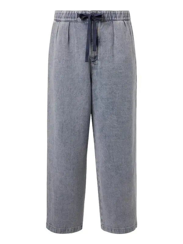 Loewe Mid-rise Wide-leg Jeans - Blue