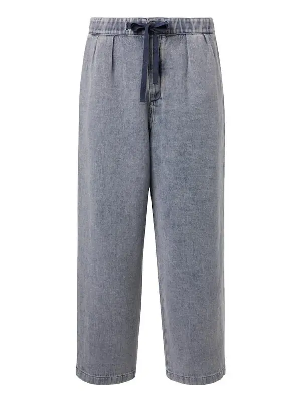 Loewe Mid-rise Wide-leg Jeans - Blue
