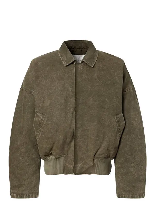 JW Anderson Cotton Bomber Jacket - Green