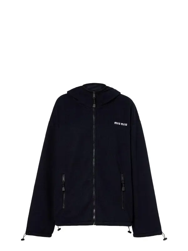 Miu Miu Hooded Jacket - Blue