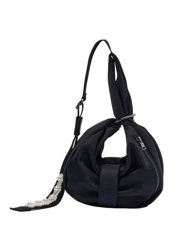 Simone Rocha Utility Beaded Mini Shoulder Bag - Black