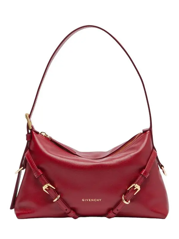 Givenchy Voyou Mini Leather Shoulder Bag - Red