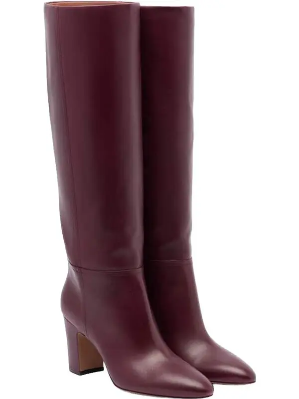 Paris Texas Lavinia 75 Leather Knee-high Boots - Burgundy