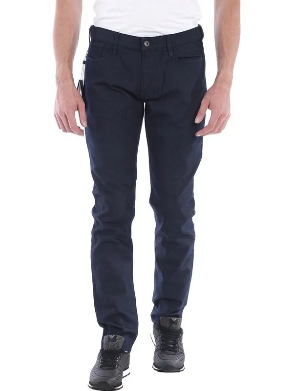 Emporio Armani Straight Leg Jeans - Navy