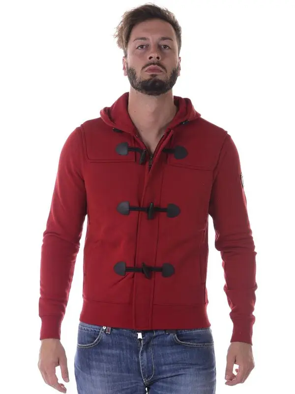 Emporio Armani Cotton-blend Hoodie - Red