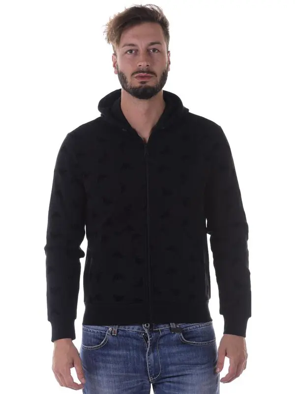 Emporio Armani Sweatshirt Hoodie - Black