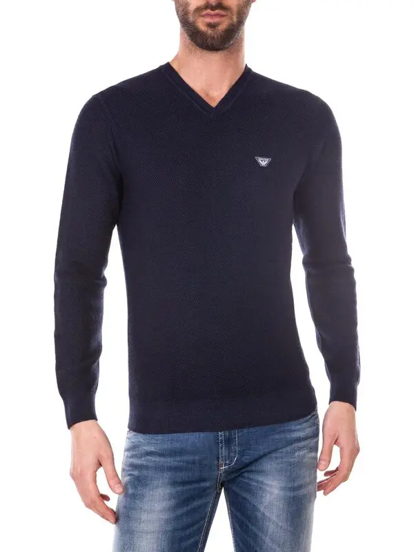 Emporio Armani Wool Sweater - Blue
