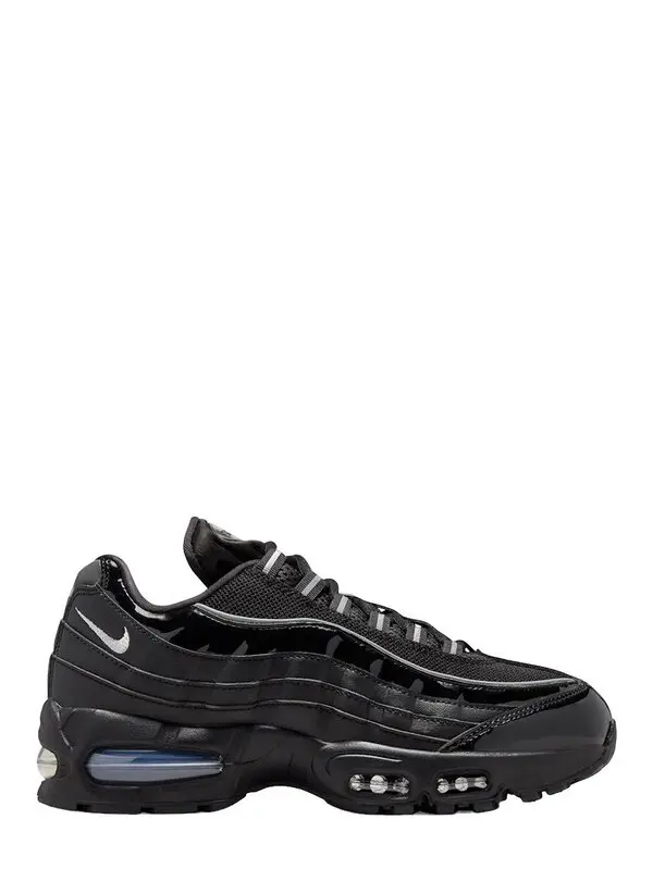 Nike Air Max 95 Og Big Bubble Patent Sneakers - Black/reflect Silver/white