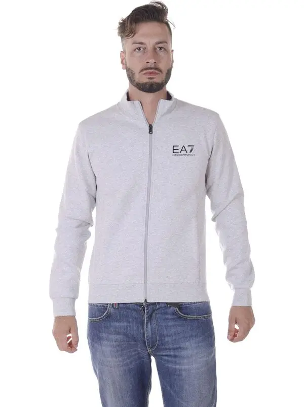 Emporio Armani Zip Up Hoodie - Grey