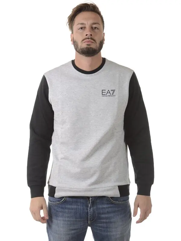 Emporio Armani Cotton Sweatshirt - Grey