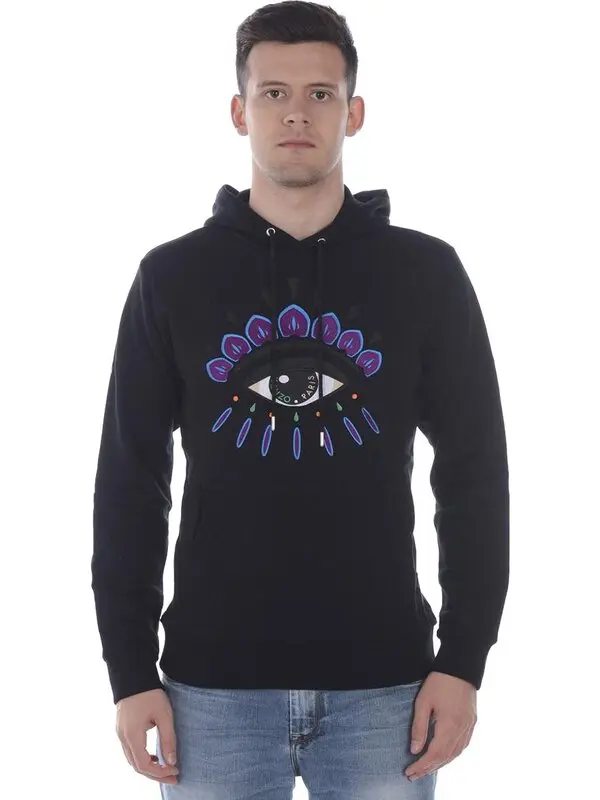Kenzo Hooded Sweatshirt - Black