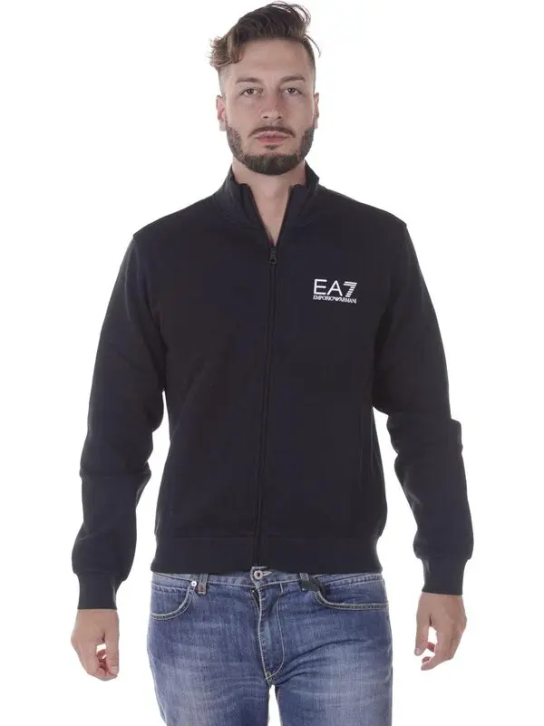 Emporio Armani Zip-up Hoodie - Black