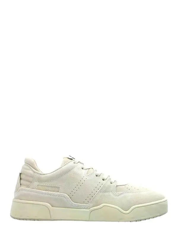 MARANT Suede Sneakers With Padded Collar - Neutrals