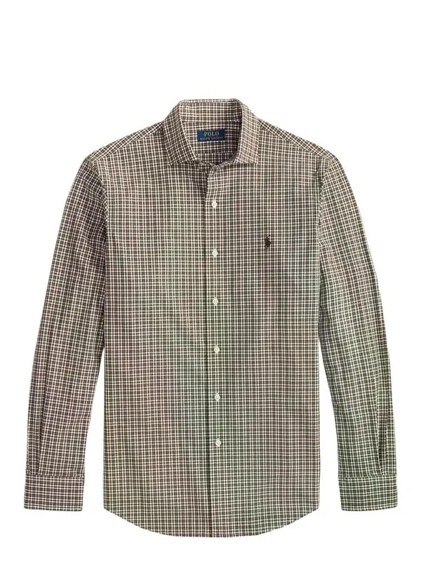 Polo Ralph Lauren Checked Poplin Shirt - Brown