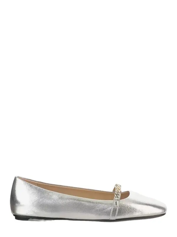 Pinko Chain-embellished Ballet Flats - Grey