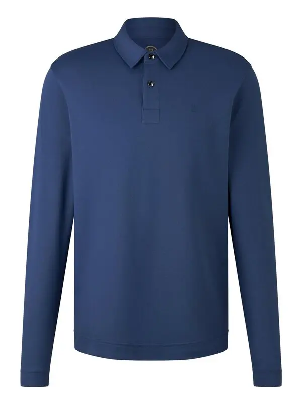 Bogner Timon Polo Long-sleeved Top - Blue