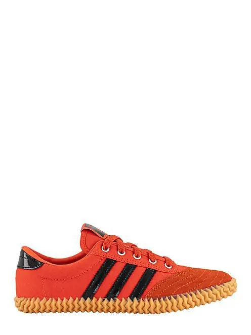 Adidas Volley Plimsole Woven Trainers - Collegiate Orange