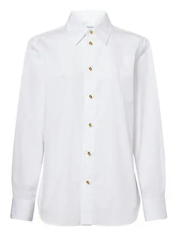 Bottega Veneta Knot Cotton Shirt - White