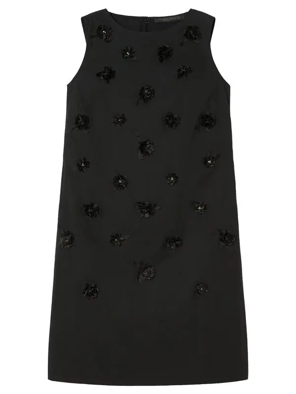 Marina Rinaldi Bessica Poplin Midi Dress - Black