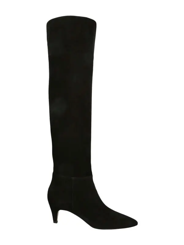 GIANVITO ROSSI Suede Elise Knee-high Boots 55 - Black
