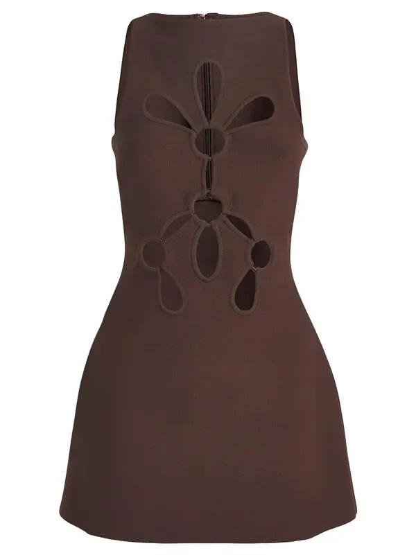Cult Gaia Franco Mini Dress - Brown