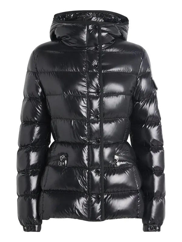 Moncler Down Hooded Barante Jacket - Black