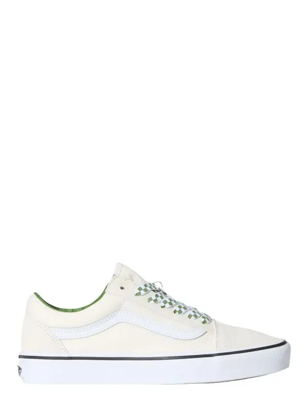 VANS Old Skool Checkerboard Lace Sneakers - White