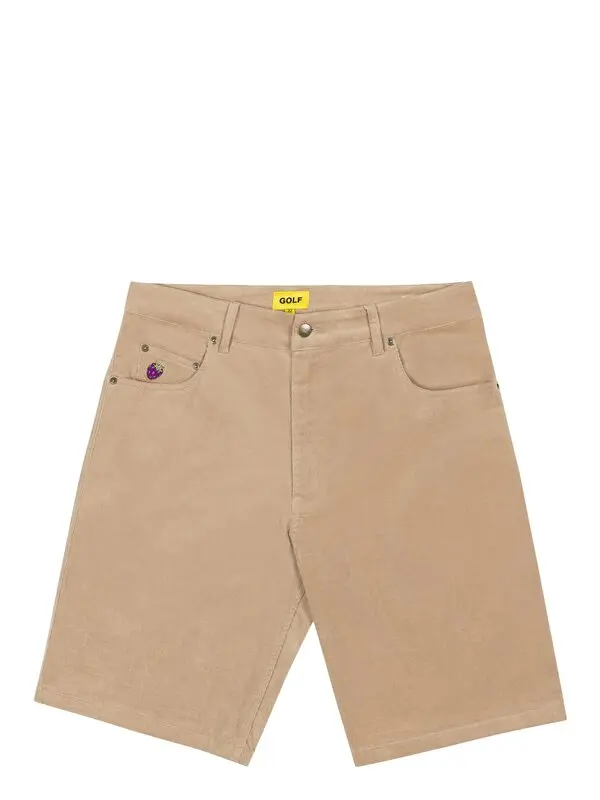GOLF WANG Blackberry Corduroy Shorts - Brown